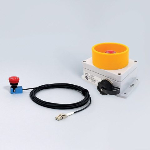 MR387 Fiber Optic Emergency Stop - Micronor Sensors Inc.