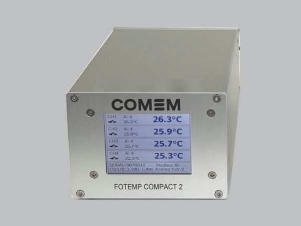 FOTEMP-C20 Bench Top Fiber Optic Thermometer - Micronor Sensors Inc.